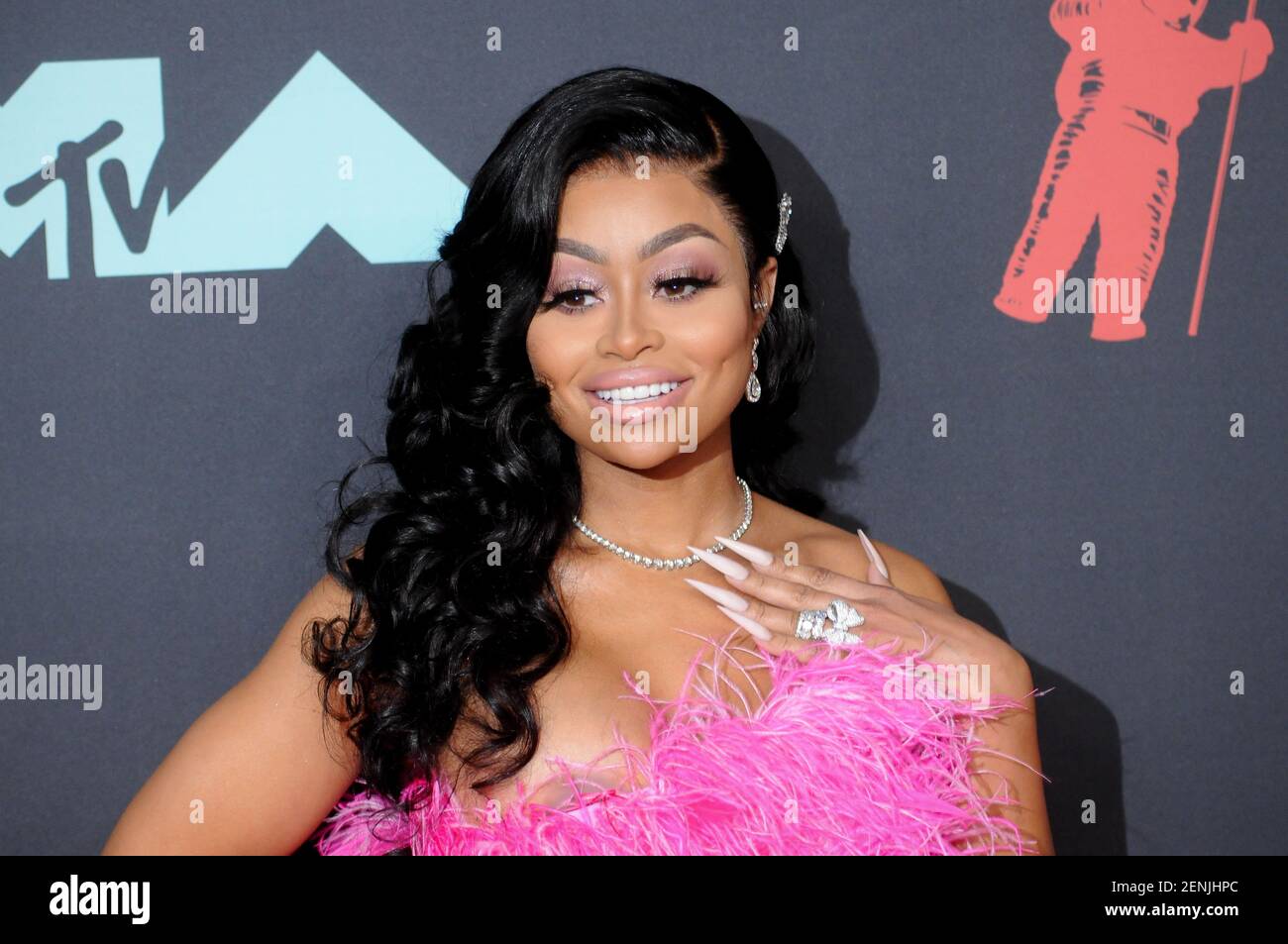 Blac Chyna (Angela Renée White) attends the 2019 MTV Video Music Video ...