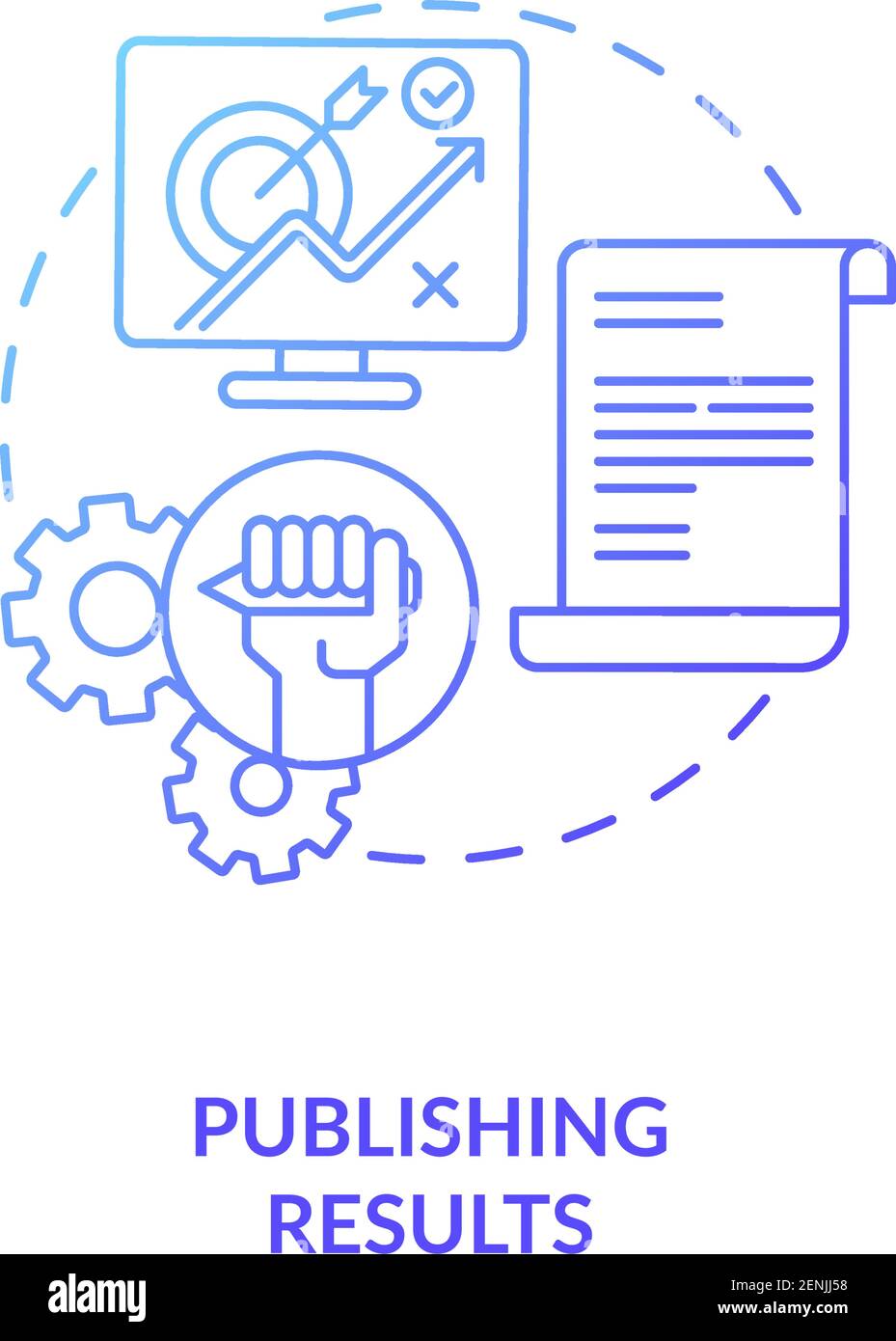 Publishing results concept icon Stock Vector Image & Art - Alamy Publishing results concept icon Stock Vector Image & Art - Alamy