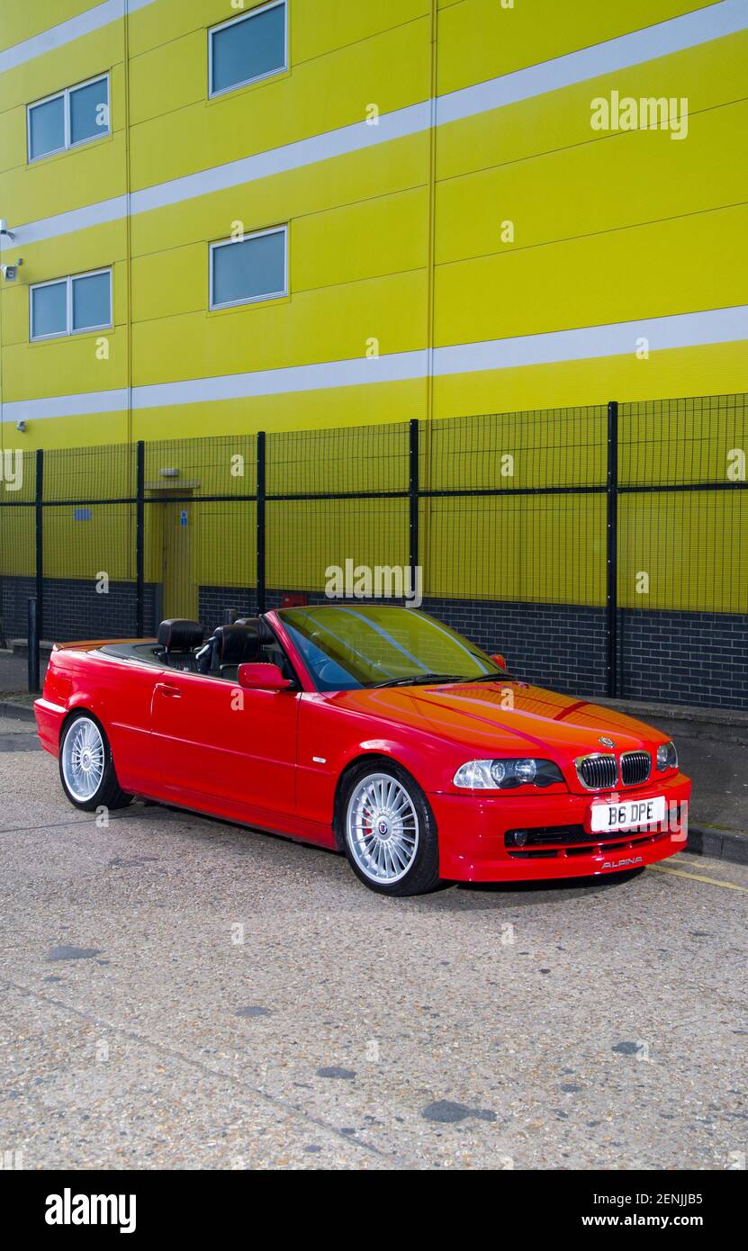 BMW Alpina B3 3.3 factory modified BMW convertible 3 Series car Stock ...