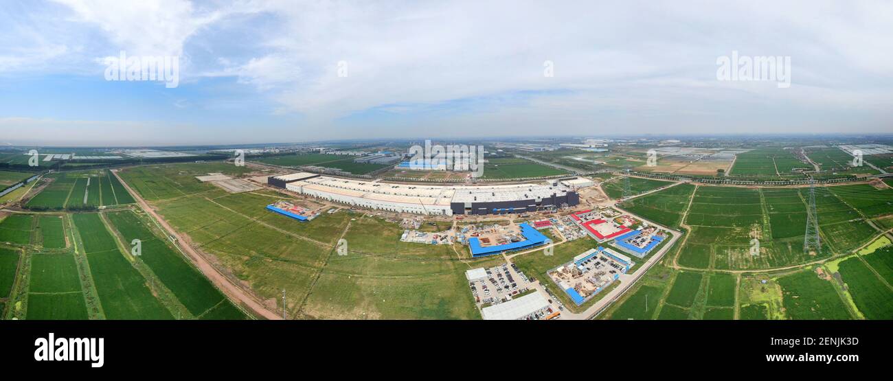 Shanghai,CHINA-Aerial photo taken by a drone shows the spectacular ...