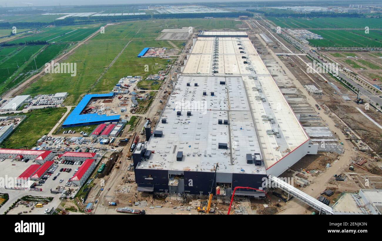 Shanghai,CHINA-Aerial photo taken by a drone shows the spectacular ...