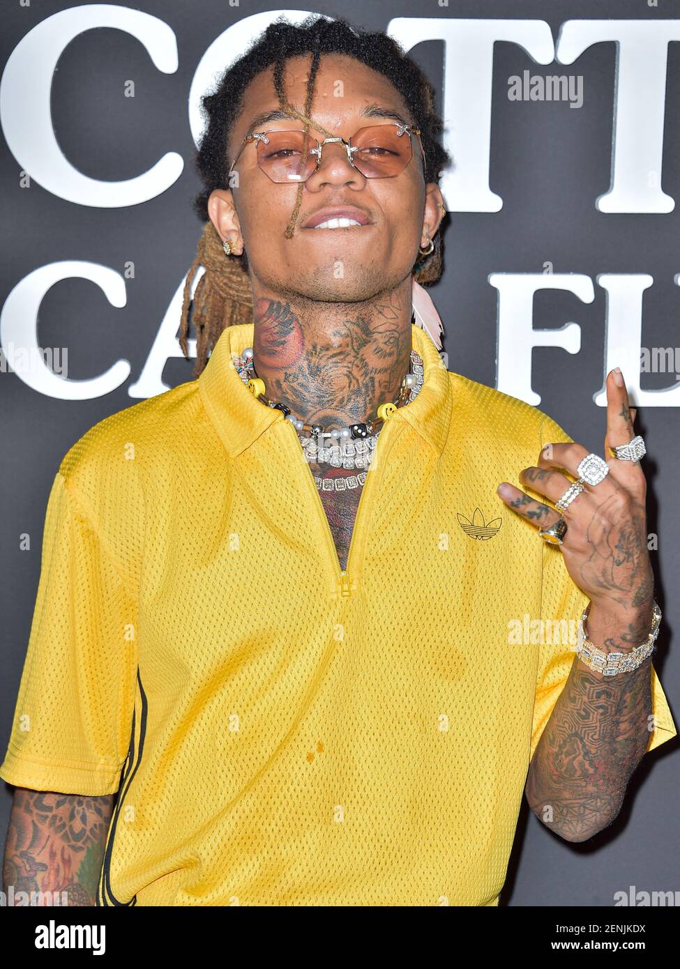 SANTA MONICA, LOS ANGELES, CALIFORNIA, USA - AUGUST 27: Rapper Swae Lee ...