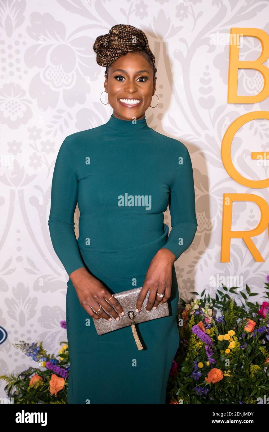 Actress Issa Rae on the Gold Carpet for BET Black Girls Rock, NJPAC ...
