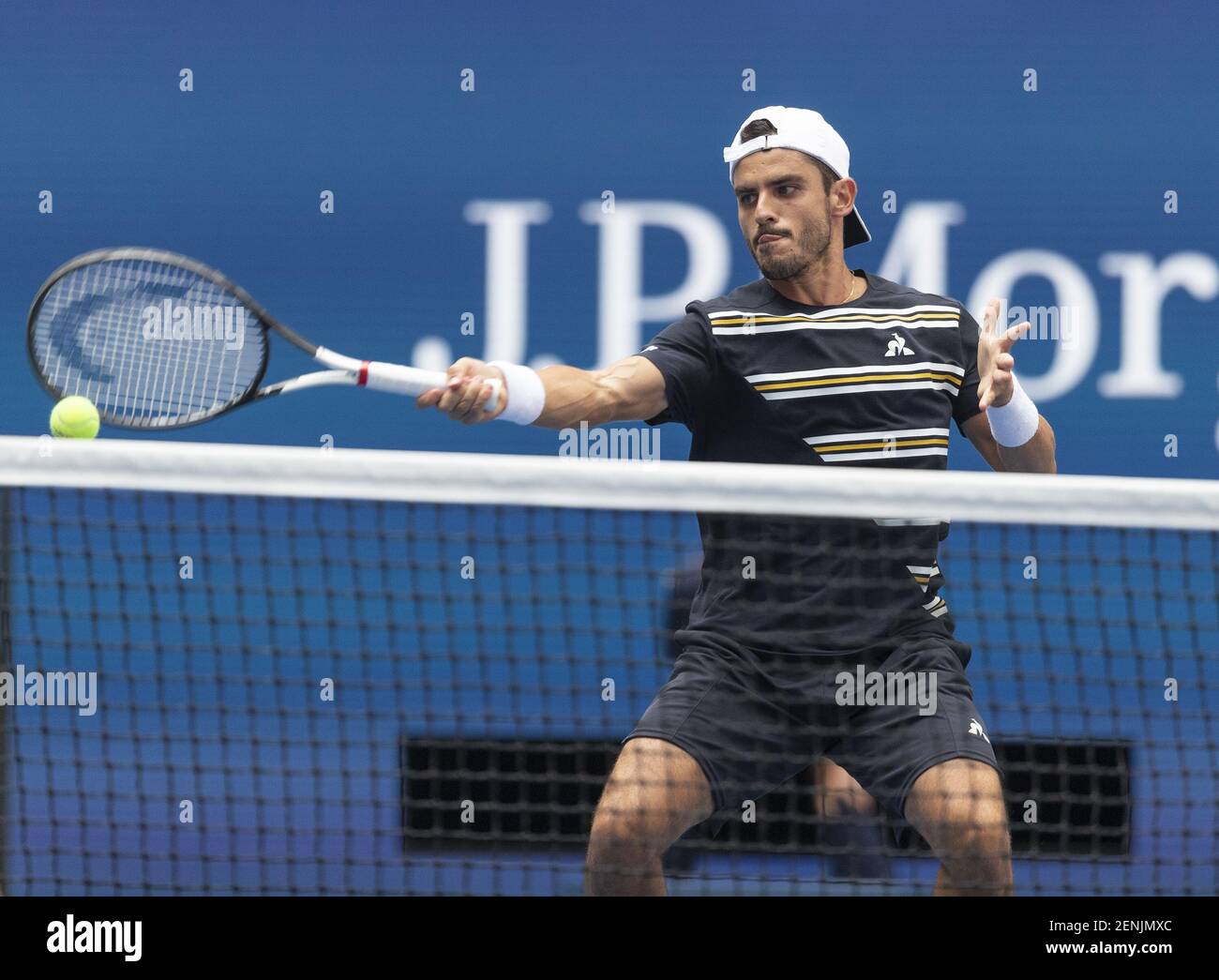 Thomas Fabbiano (Italy) in action during round 1 of US Open Tennis ...