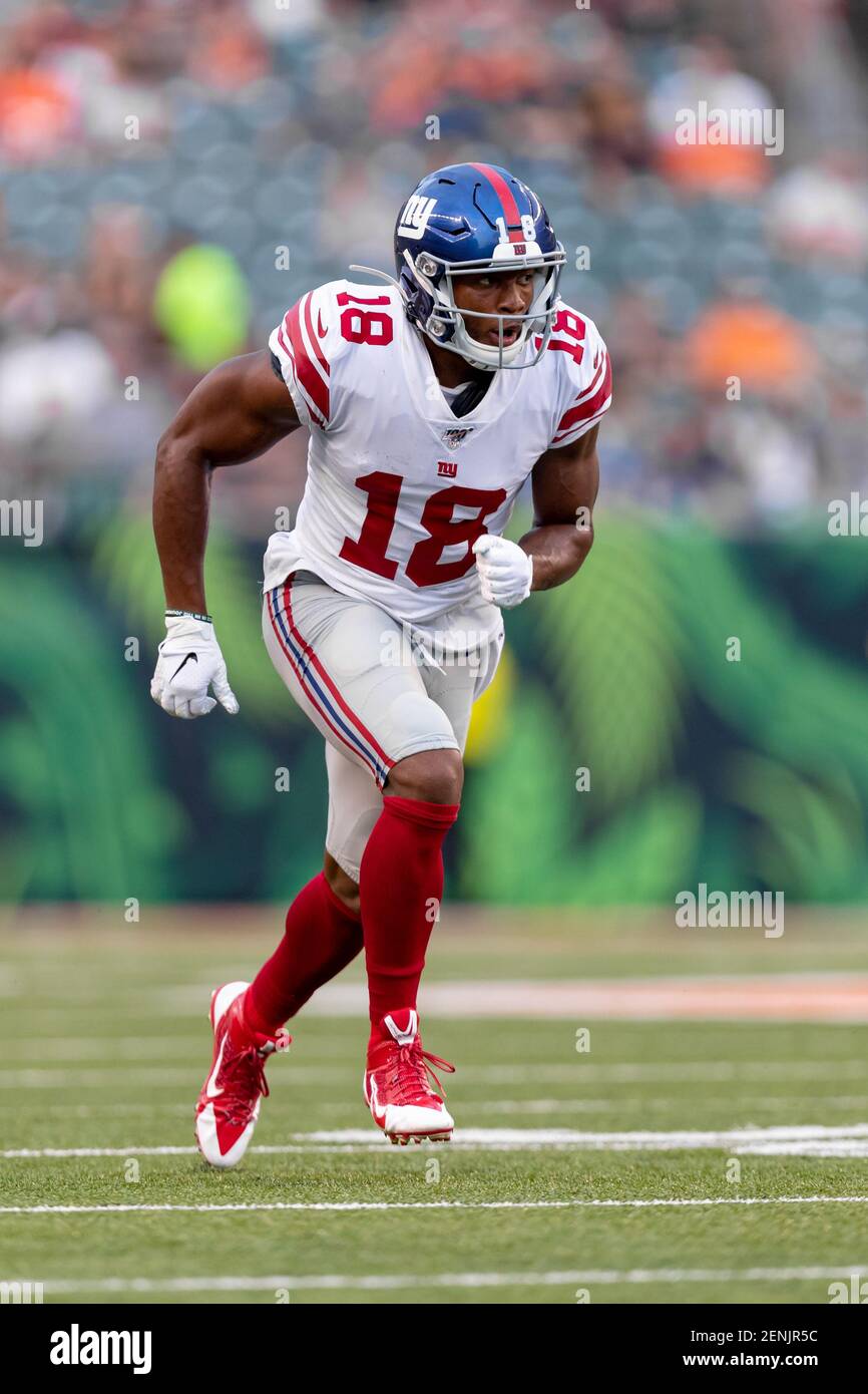 August 22, 2019: New York Giants wide receiver Bennie Fowler (18 ...
