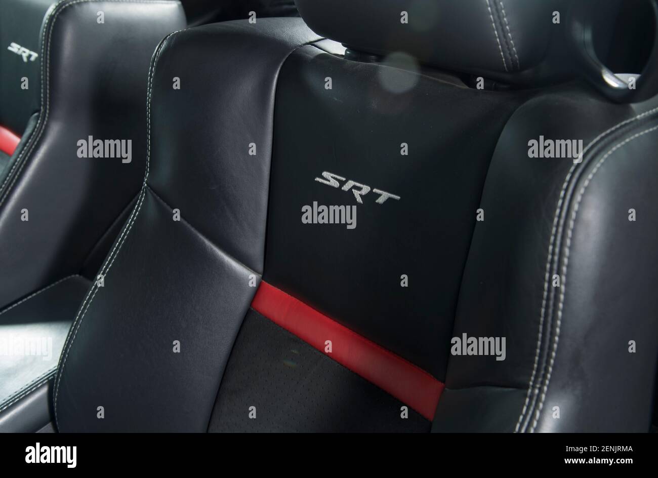 Dodge Hellcat SRT8 American muscle car, modified Stock Photo - Alamy