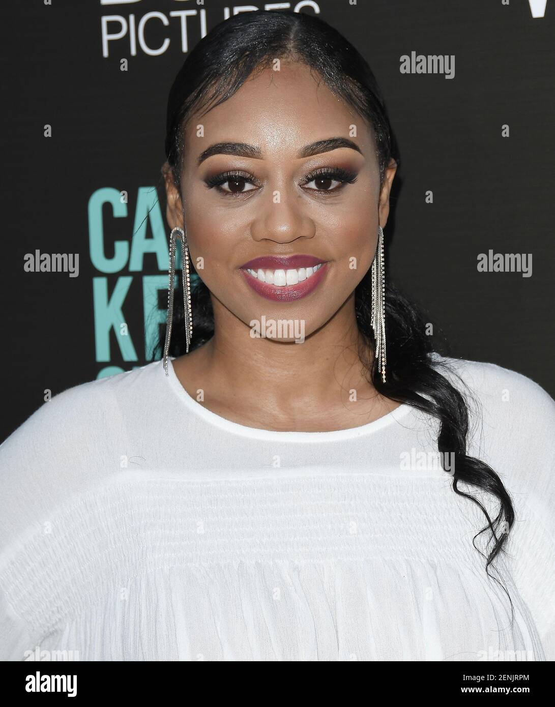 Maya Jenkins arrives at the CAN YOU KEEP A SECRET? Los Angeles Screening held at the ArcLight ...
