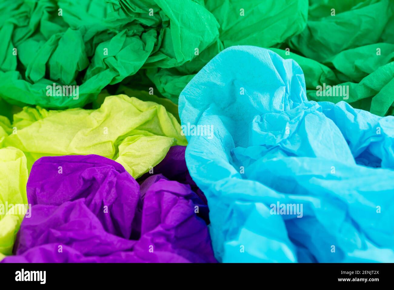 Detail blue crepe paper texture hi-res stock photography and images - Alamy