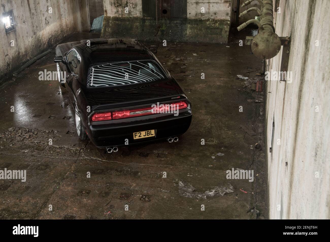 Dodge Hellcat SRT8 American muscle car, modified Stock Photo - Alamy
