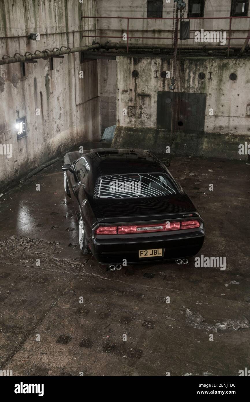 Dodge Hellcat SRT8 American muscle car, modified Stock Photo - Alamy