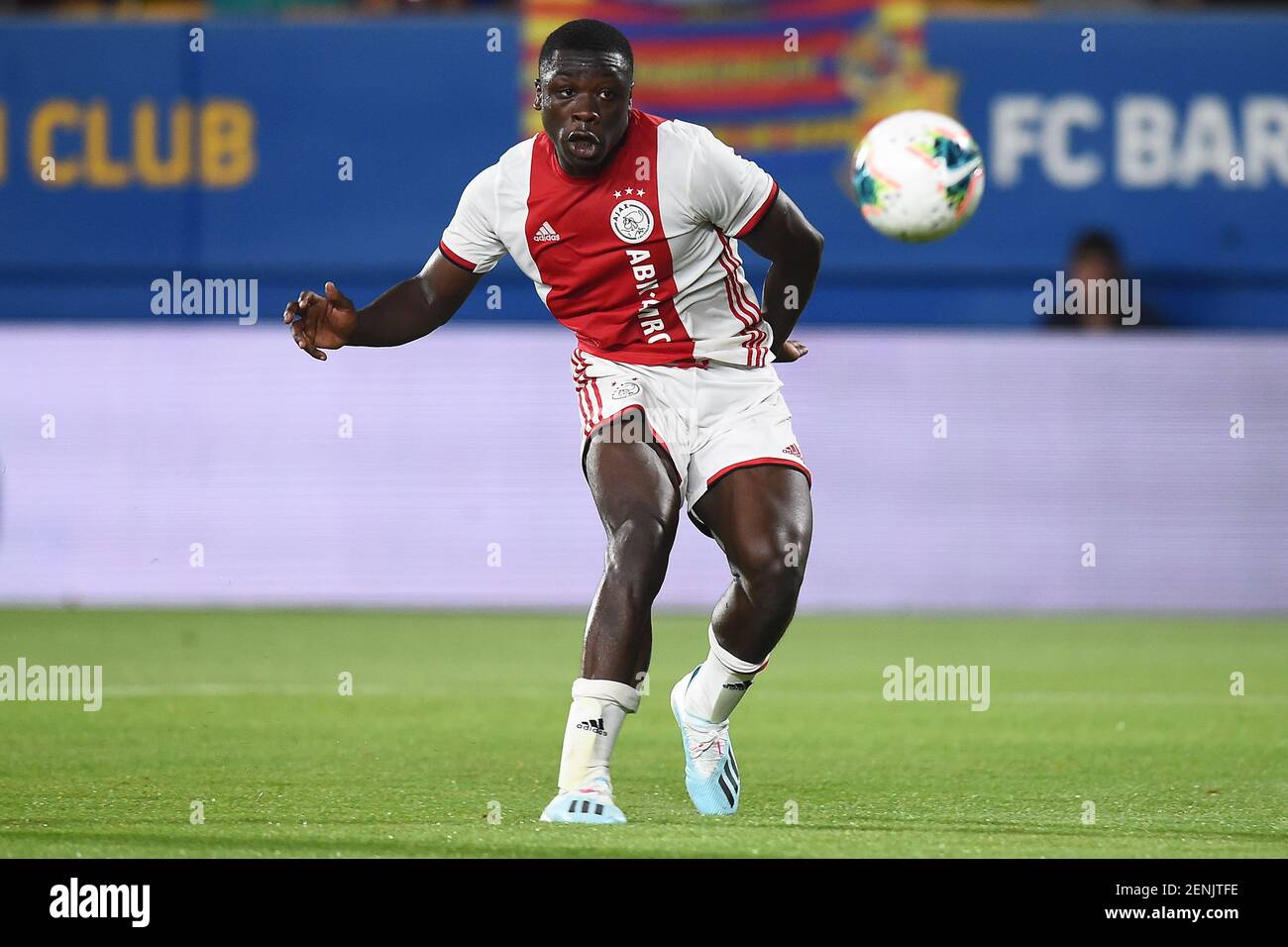 Brian Brobbey of Ajax during the Johan Cruyff stadium opening on August ...