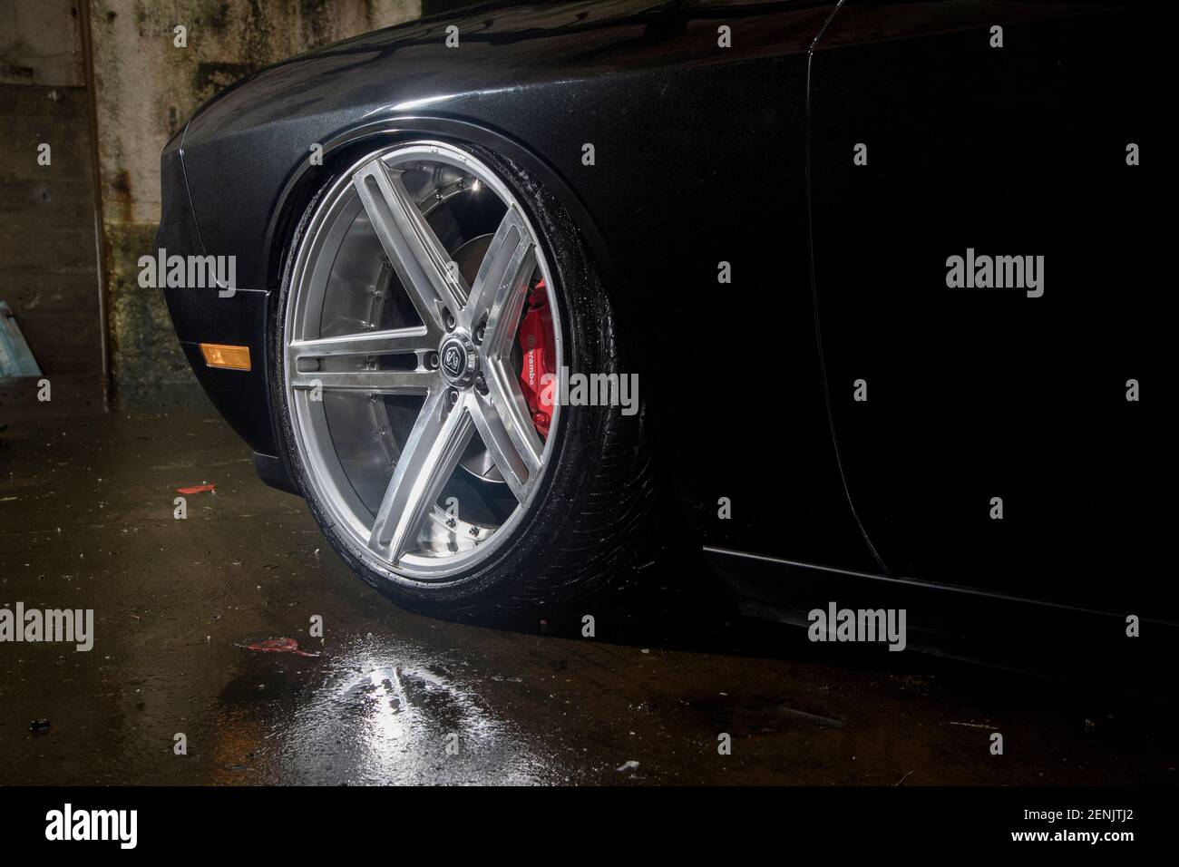 Dodge Hellcat SRT8 American muscle car, modified Stock Photo - Alamy