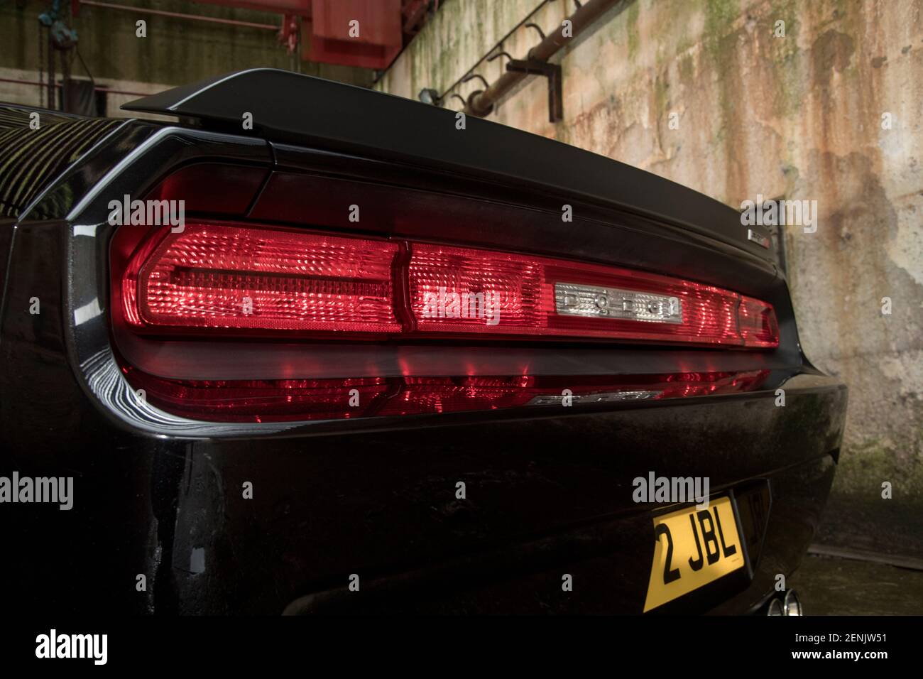 Dodge Hellcat SRT8 American muscle car, modified Stock Photo - Alamy