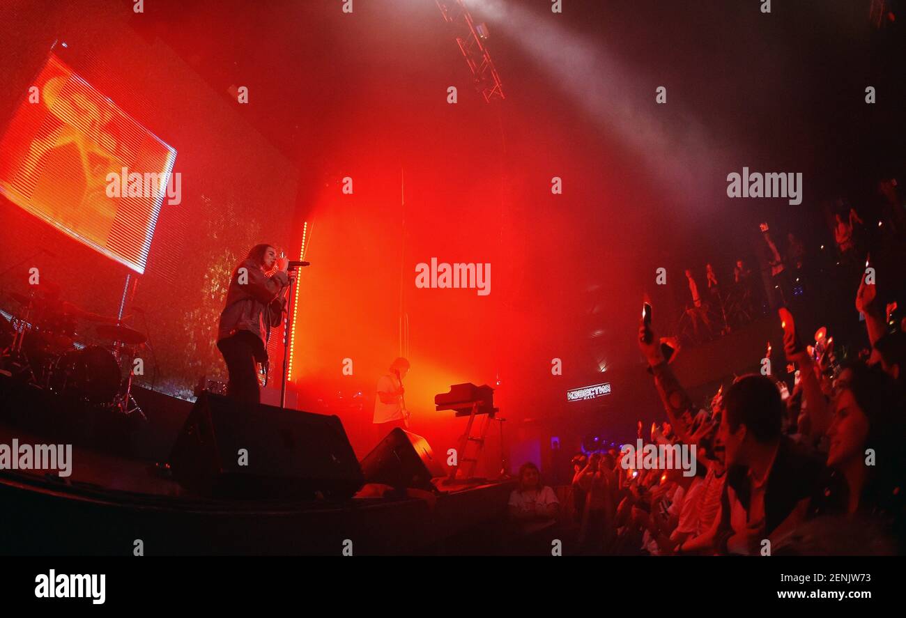 Concert of the American group PVRIS in the concert hall "Izvestia Hall ...