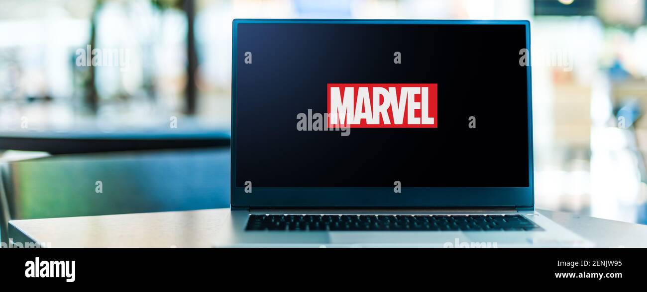 Marvel software logo hi-res stock photography and images - Alamy