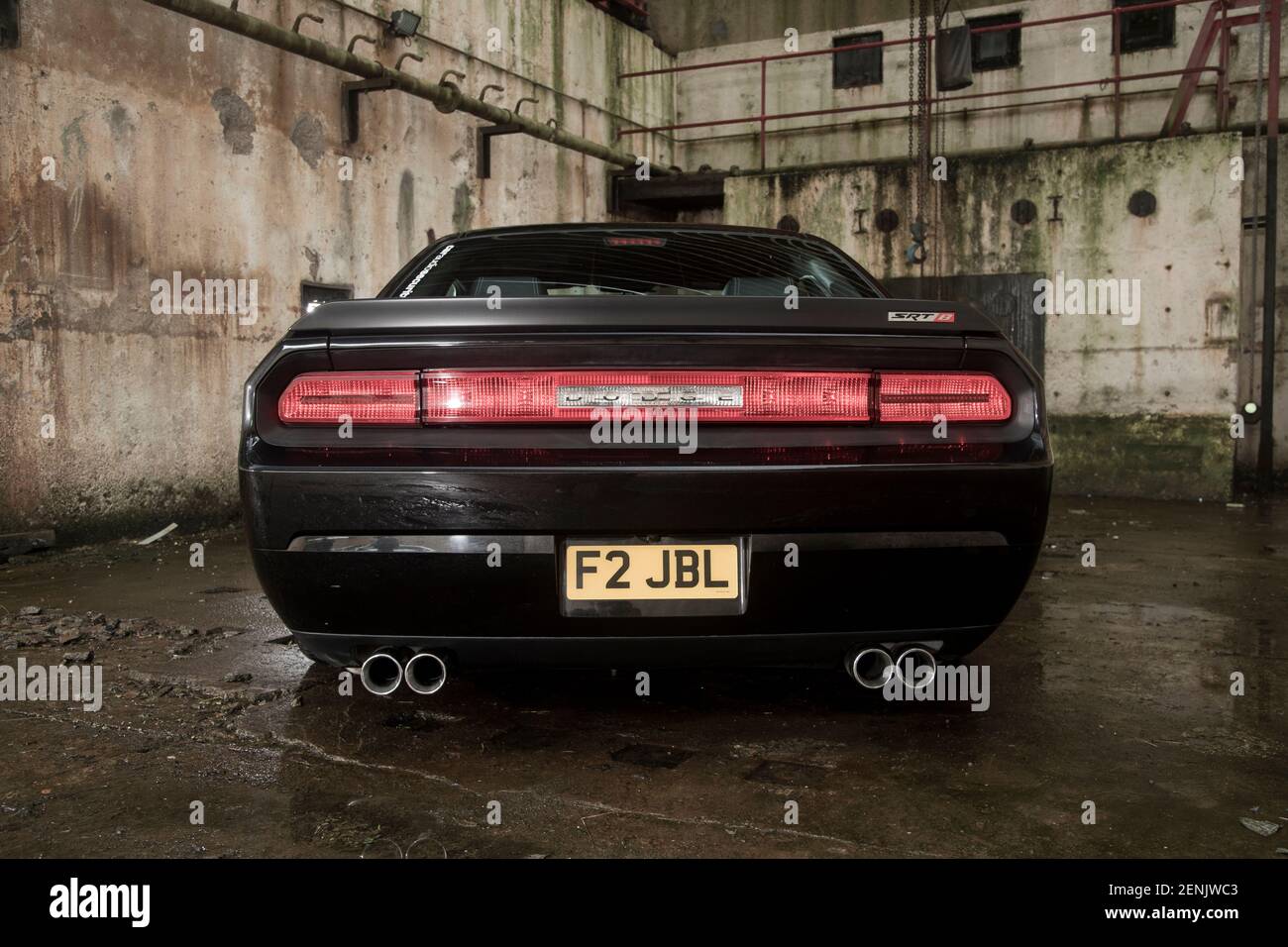 Dodge Hellcat SRT8 American muscle car, modified Stock Photo - Alamy