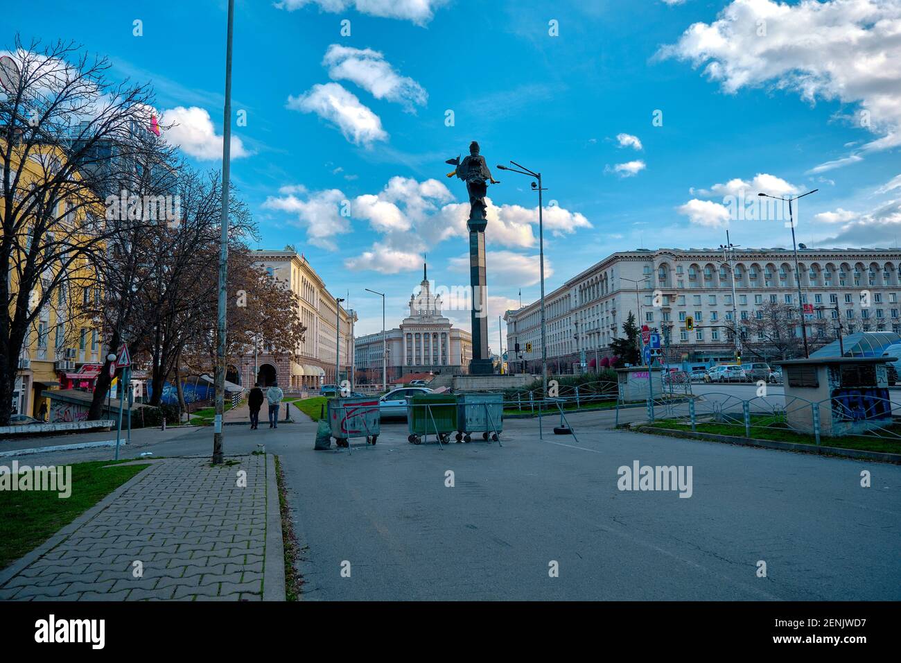 Saint Sofia Monument in Sofia with governmental and old Former ...