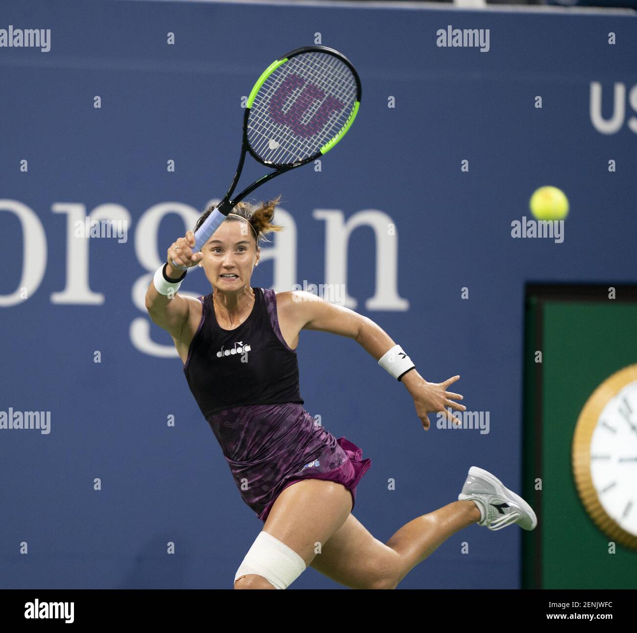 Lauren Davis (USA) in action during round 2 of US Open Tennis ...