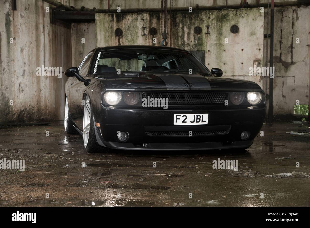 Dodge Hellcat SRT8 American muscle car, modified Stock Photo - Alamy