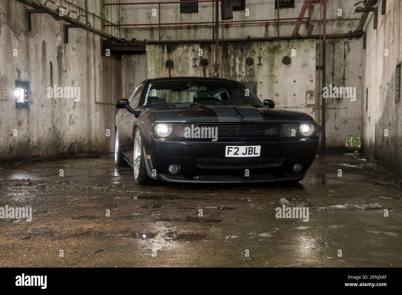 Dodge Hellcat SRT8 American muscle car, modified Stock Photo - Alamy