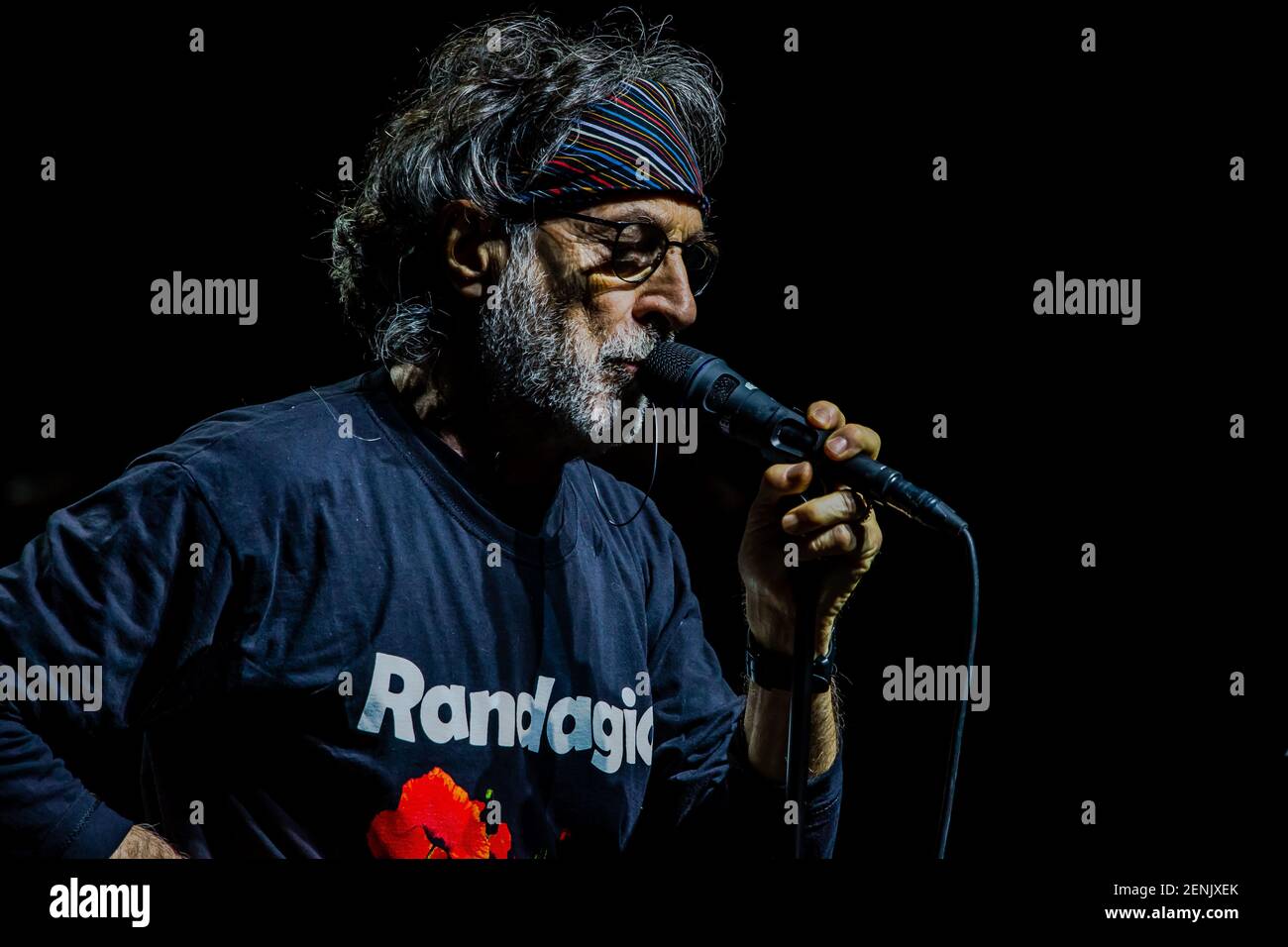 Franz Di Cioccio, front man and founder of "PFM - Premiata Fonderia ...