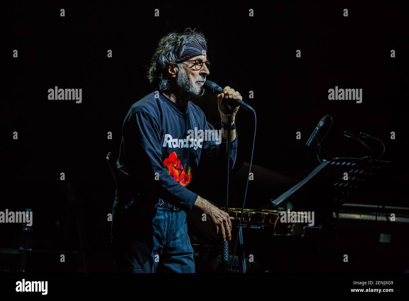 Franz Di Cioccio, front man and founder of "PFM - Premiata Fonderia ...