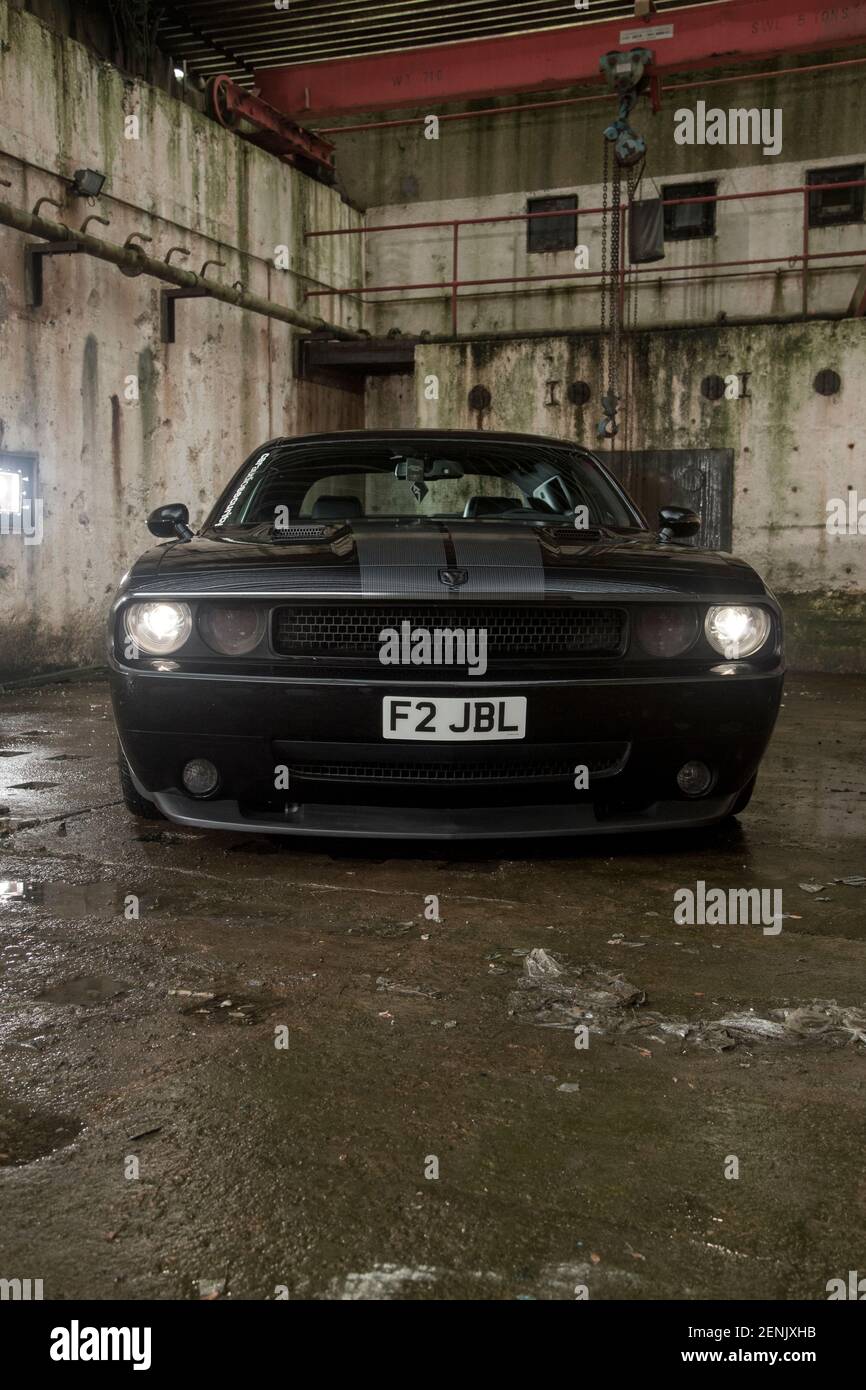 Dodge Hellcat SRT8 American muscle car, modified Stock Photo - Alamy