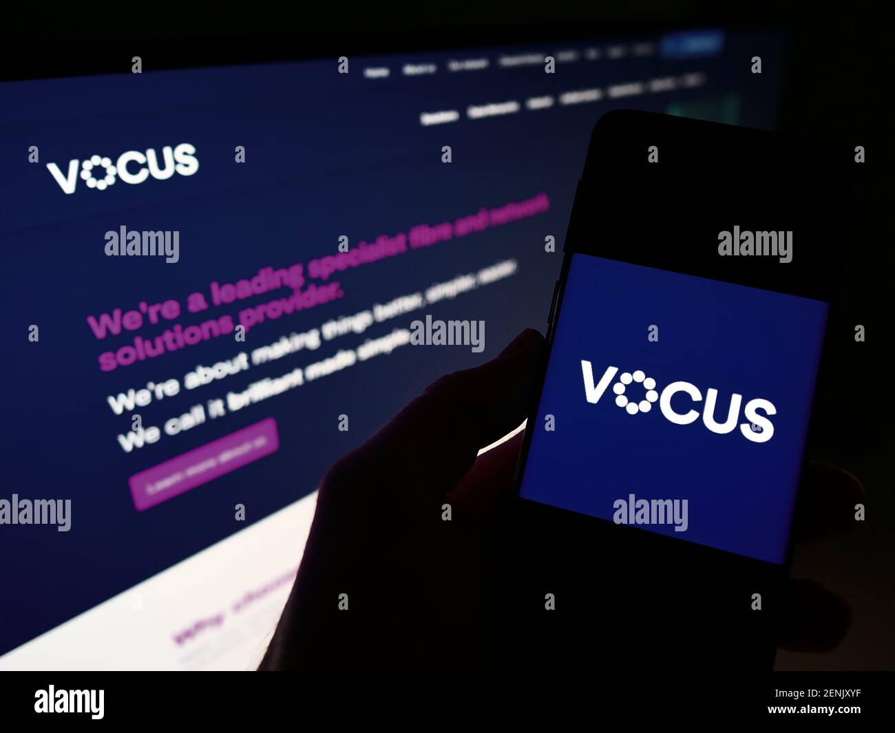 Vocus hi-res stock photography and images - Alamy
