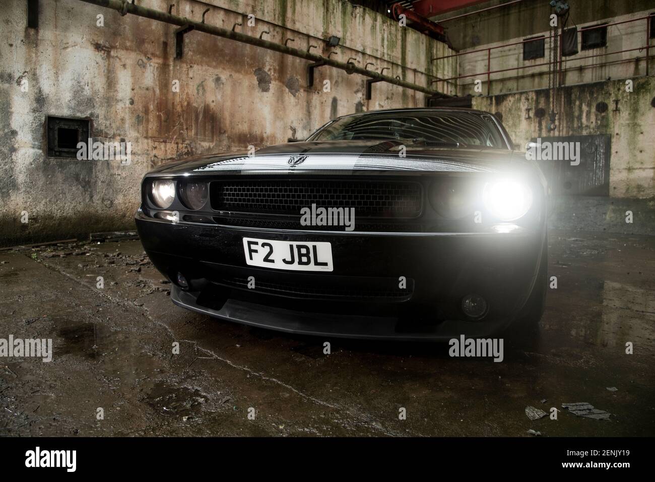 Dodge Hellcat SRT8 American muscle car, modified Stock Photo - Alamy