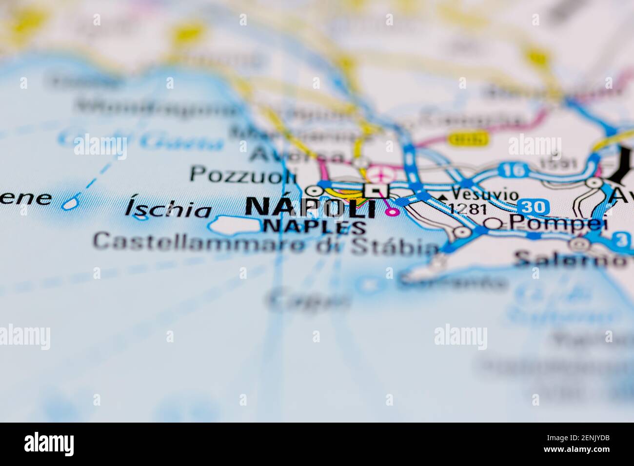 Map napoli hi-res stock photography and images - Alamy