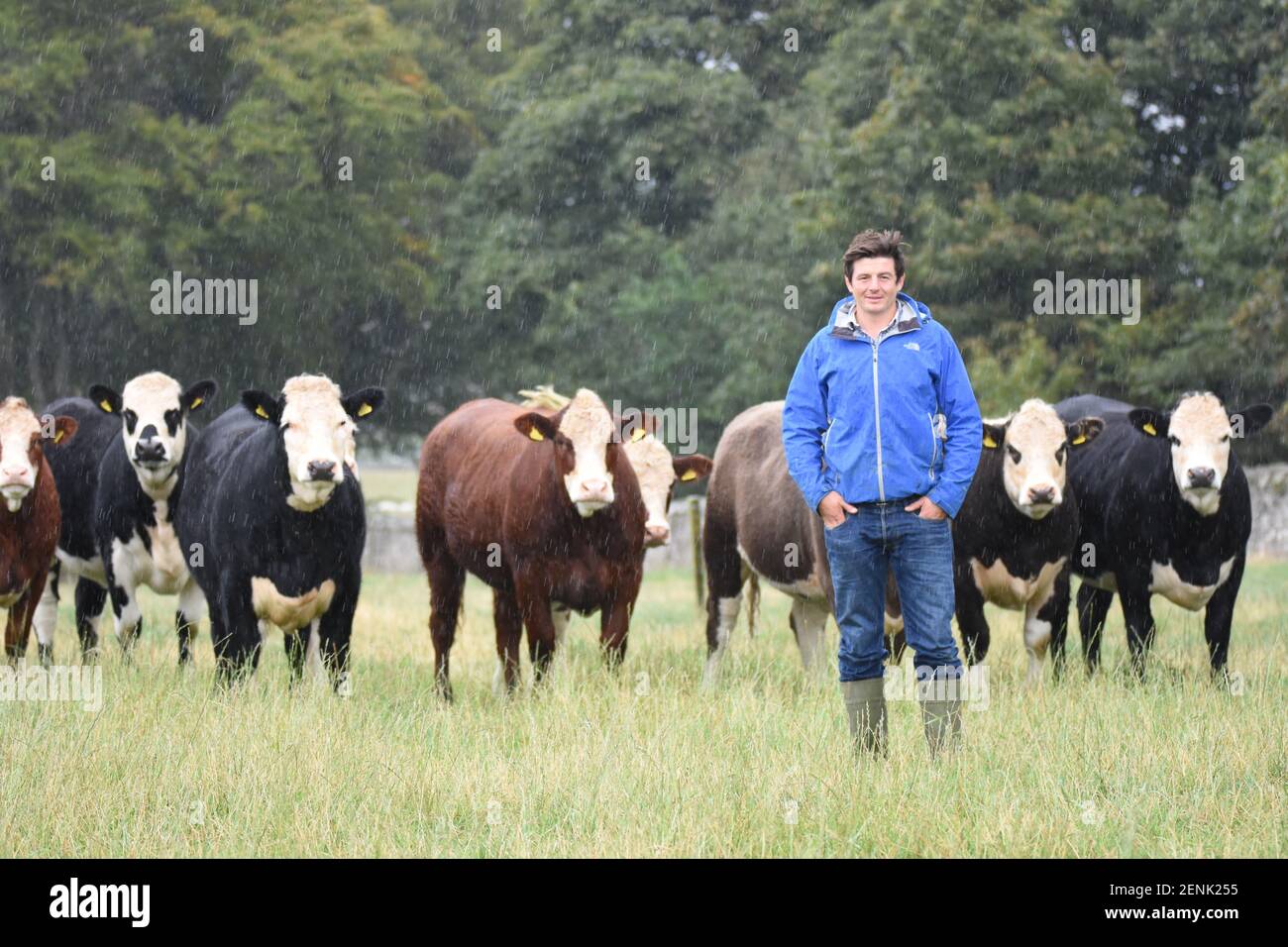 Portrait of Scottish Farmer, Peter Eccles, Saughland Farm, Pathhead ...