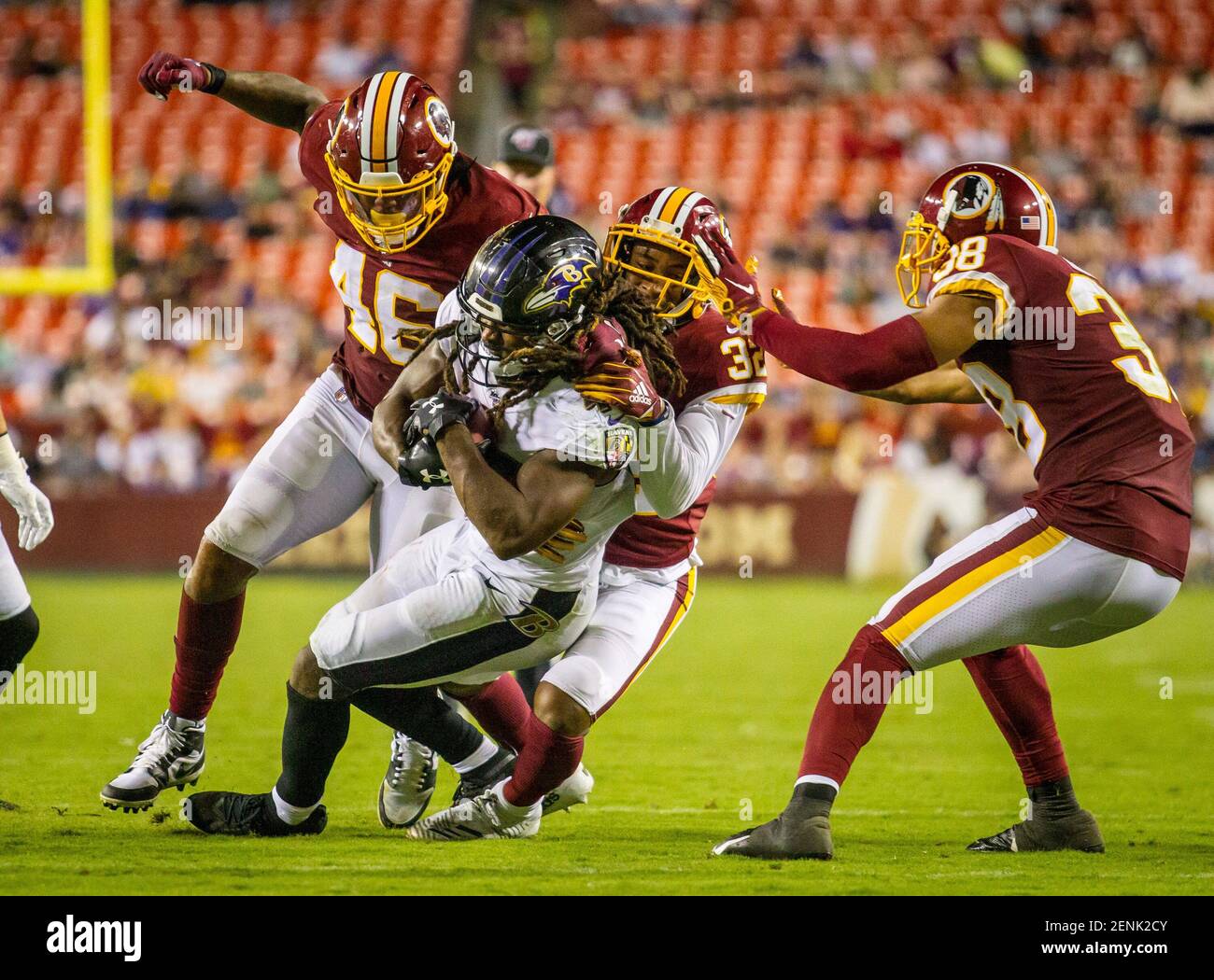 8/29/2019: Landover, Maryland Baltimore Ravens running back De'Lance ...