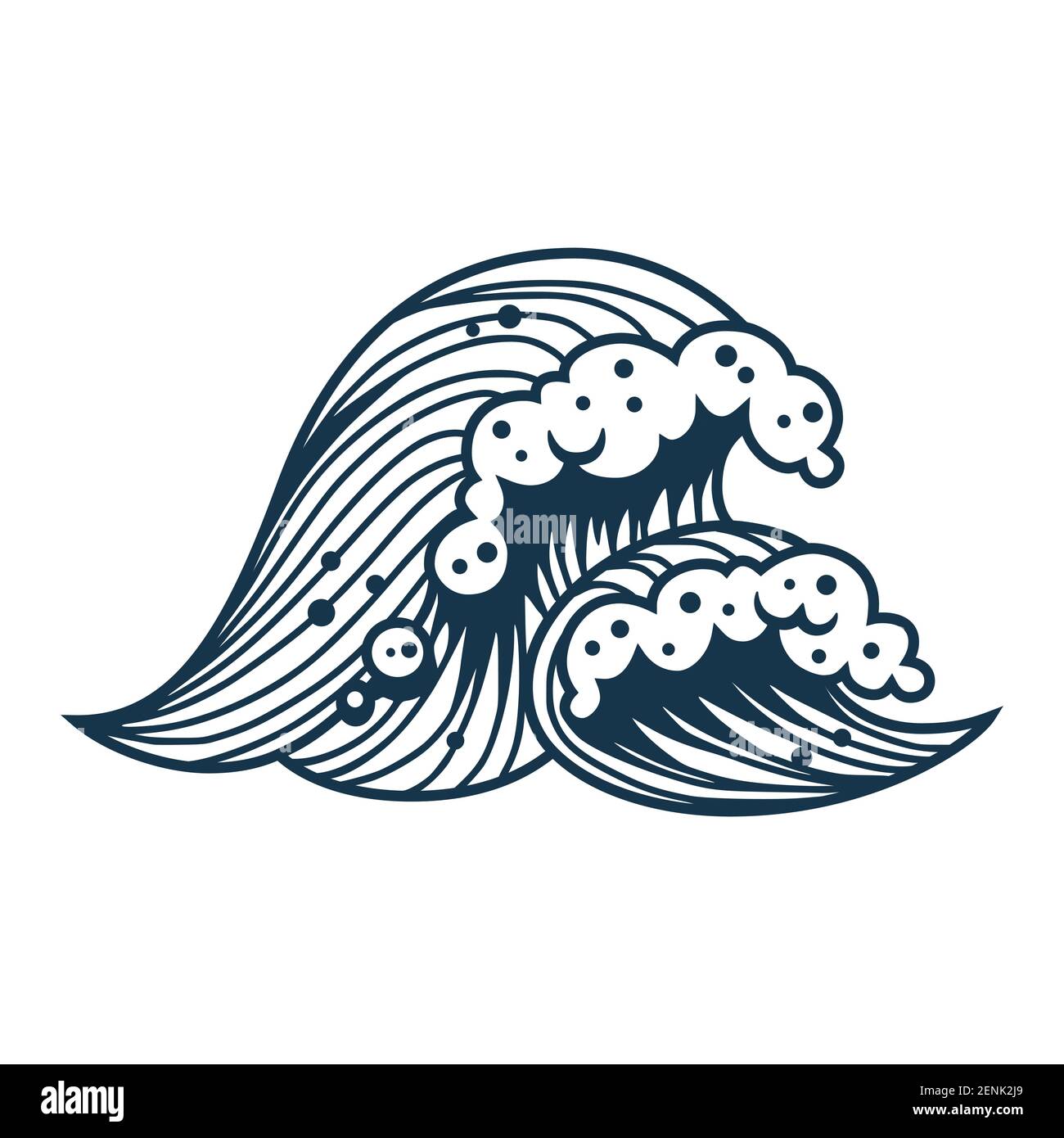 Wave scroll design hi-res stock photography and images - Alamy