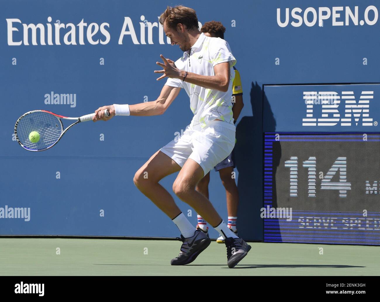 US Open Tennis 2019. Day four. Russian tennis player Daniil Medvedev ...