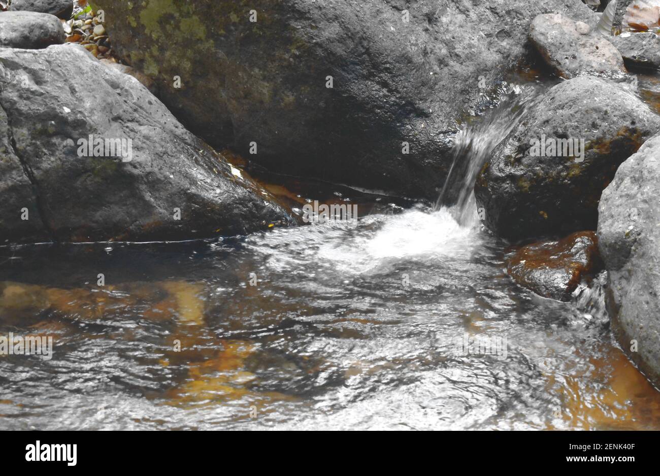 Water falling on river pass hi-res stock photography and images - Alamy
