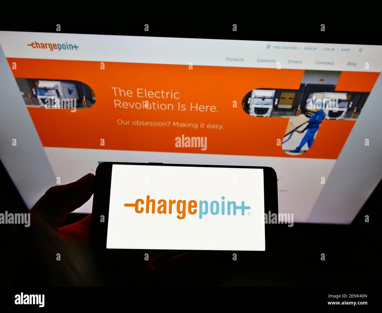 Chargepoint inc logo hi-res stock photography and images - Alamy