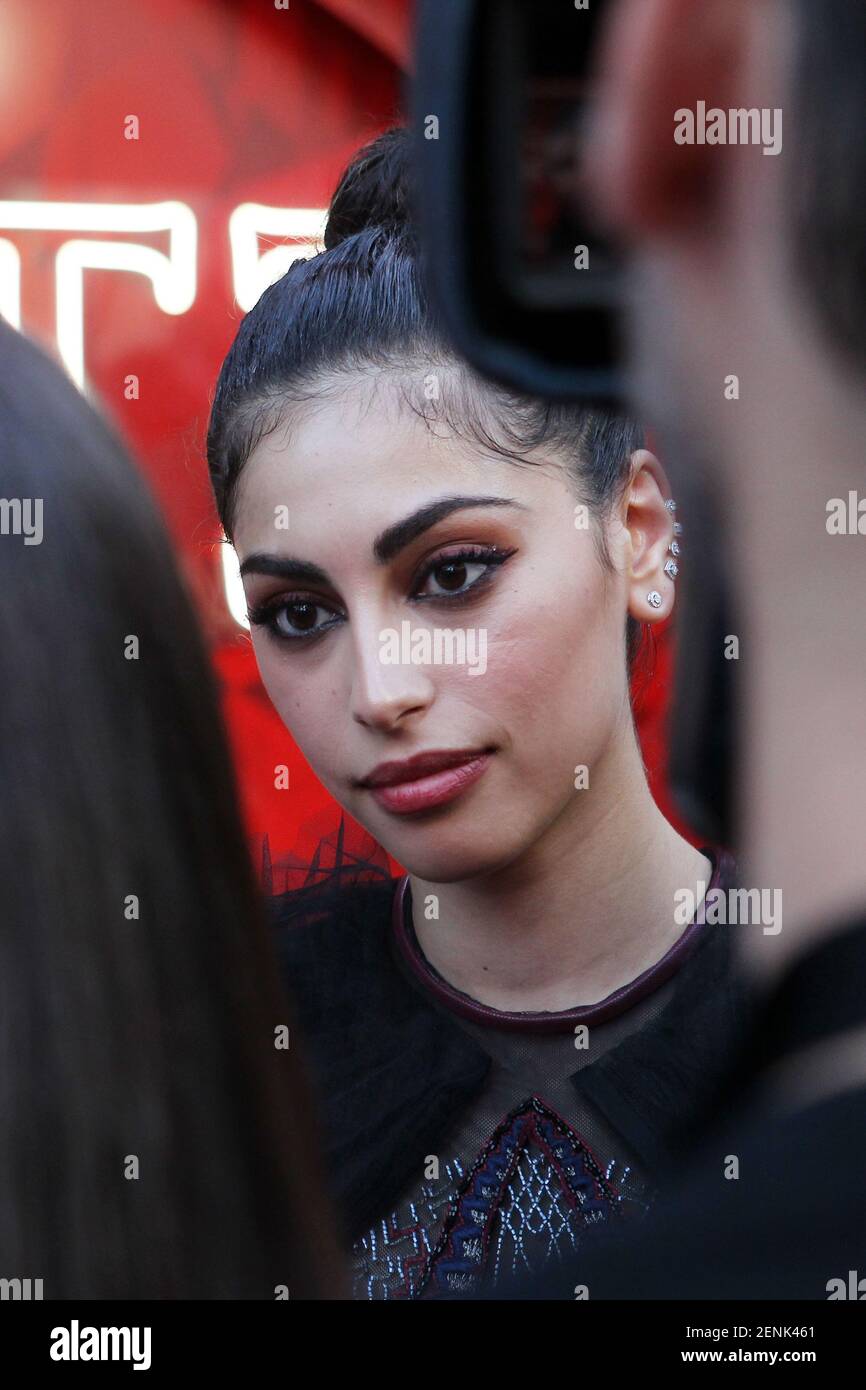 Mina El Hammani attends the red carpet of ELITE 2rd Season by Netflix ...