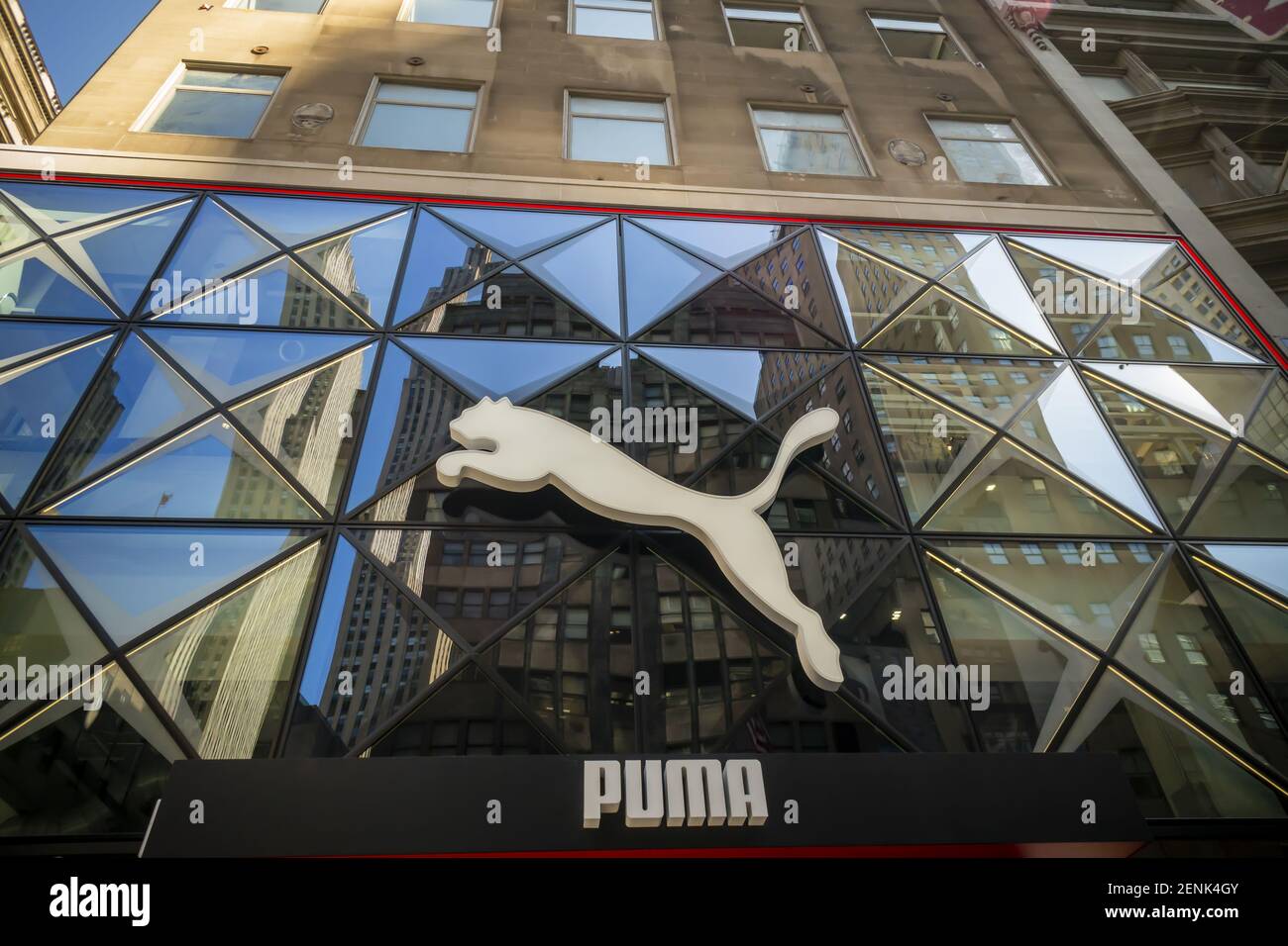 Shoppers and visitors flock to the newly opened Puma flagship store on ...