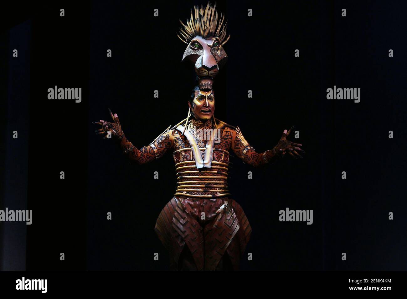 Pitu Manubens as Scar in the musical of The King Leon at the Lope de ...