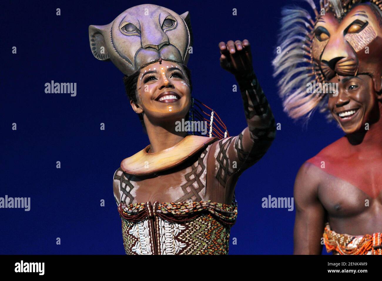 Fela Dominguez and Tiago Barbosa as Nala and Simba in the musical of ...