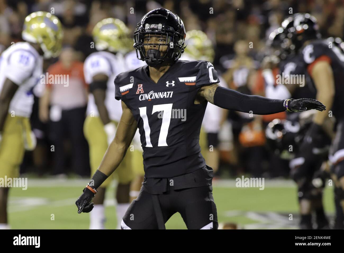 August 29, 2019: Cincinnati's Rashad Medaris during an NCAA football ...