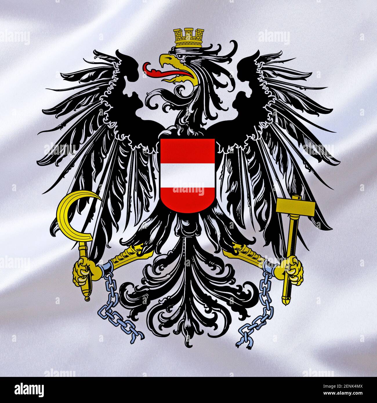 Das Wappen von Österreich, Europa, EU, Bundesadler Stock Photo - Alamy