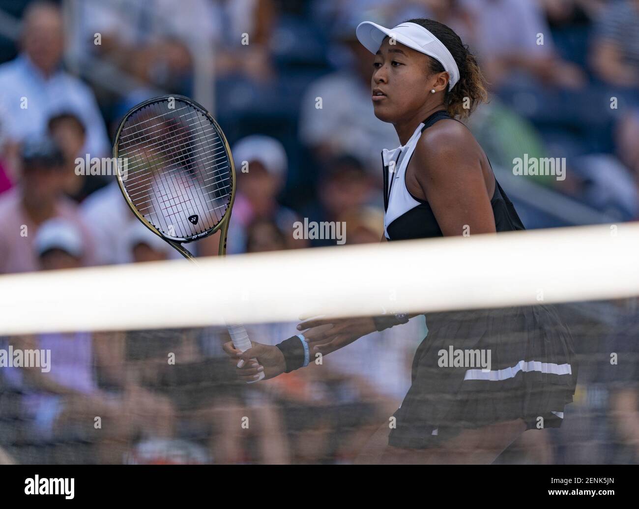 Naomi Osaka (Japan) in action during round 2 of US Open Championships ...