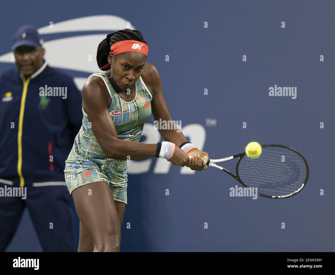 Cori Coco Gauff (USA) in action during round 2 of US Open Championships ...