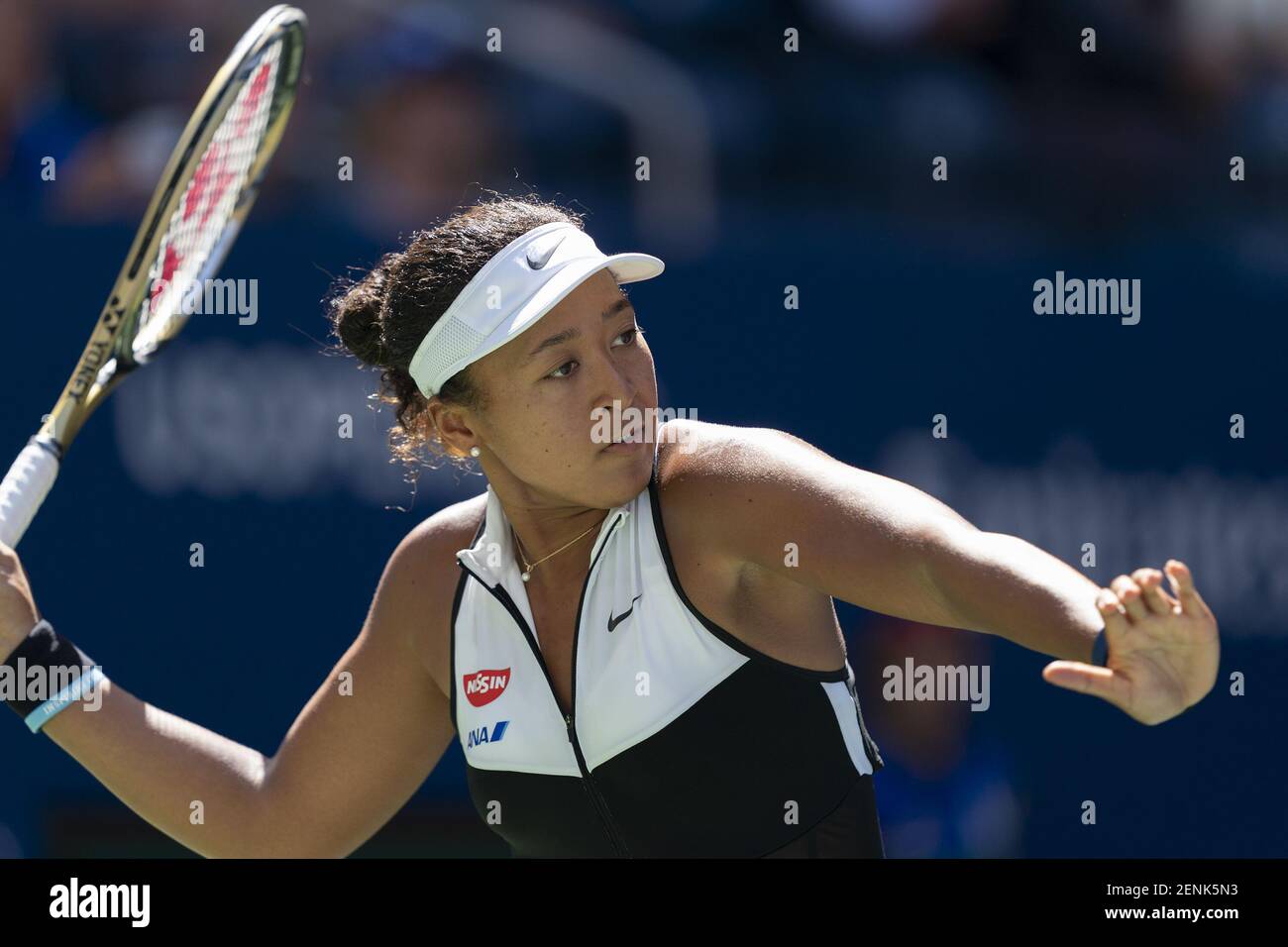 Naomi Osaka (Japan) in action during round 2 of US Open Championships ...
