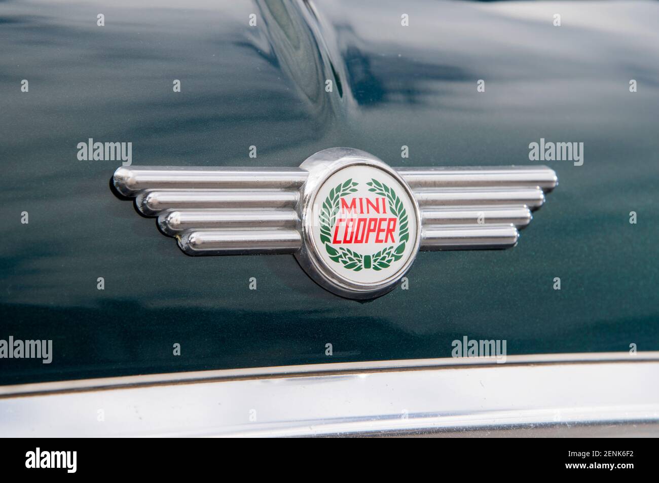 Classic mini badge hi-res stock photography and images - Alamy