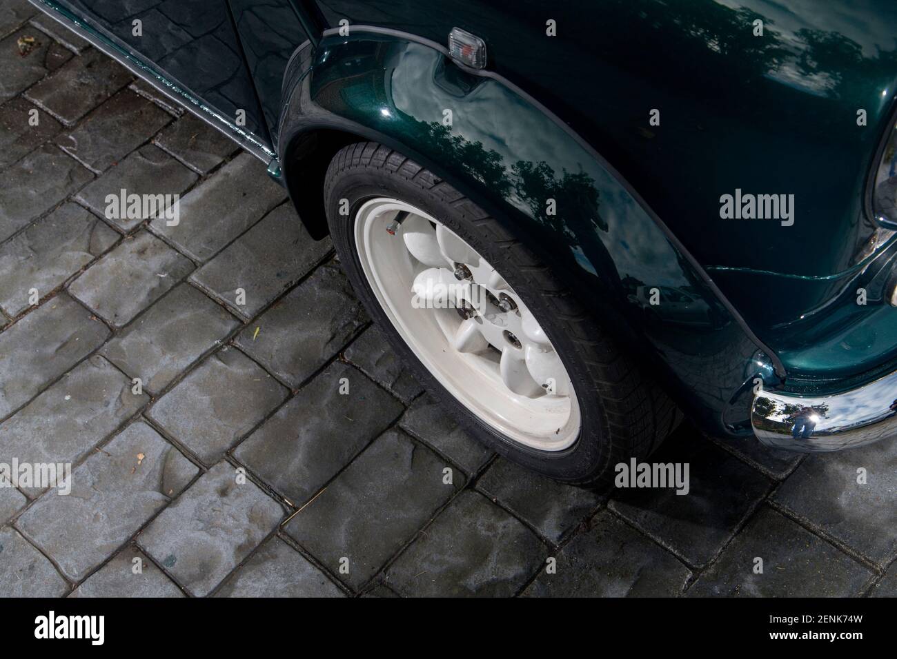 1993 Rover Mini Cooper modern classic British car Stock Photo - Alamy