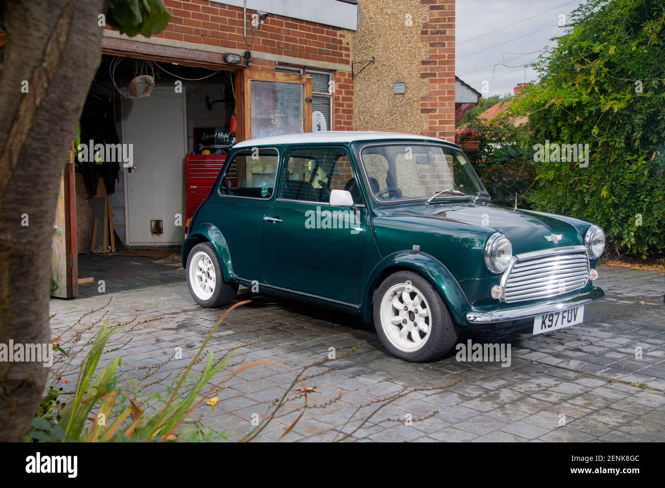 1993 Rover Mini Cooper modern classic British car Stock Photo - Alamy
