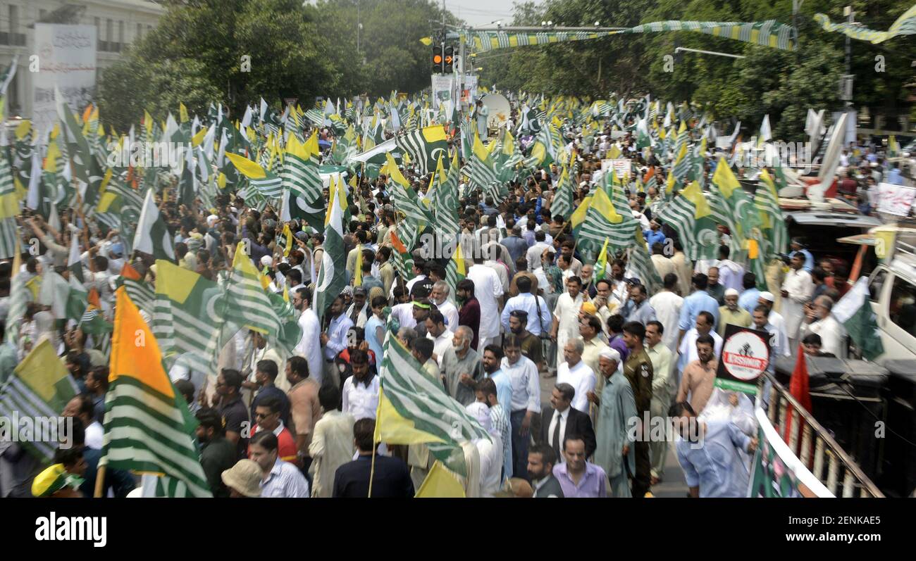 Thousands rallied across Pakistan on August 30, 2019 in mass ...