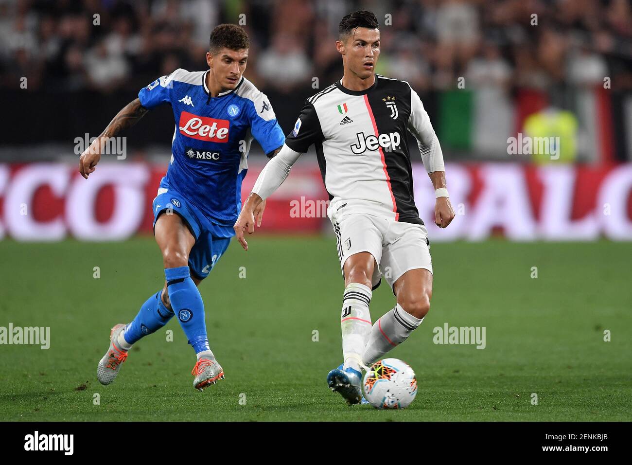 Gianluca Gaetano of SSC Napoli , Cristiano Ronaldo of Juventus Torino ...